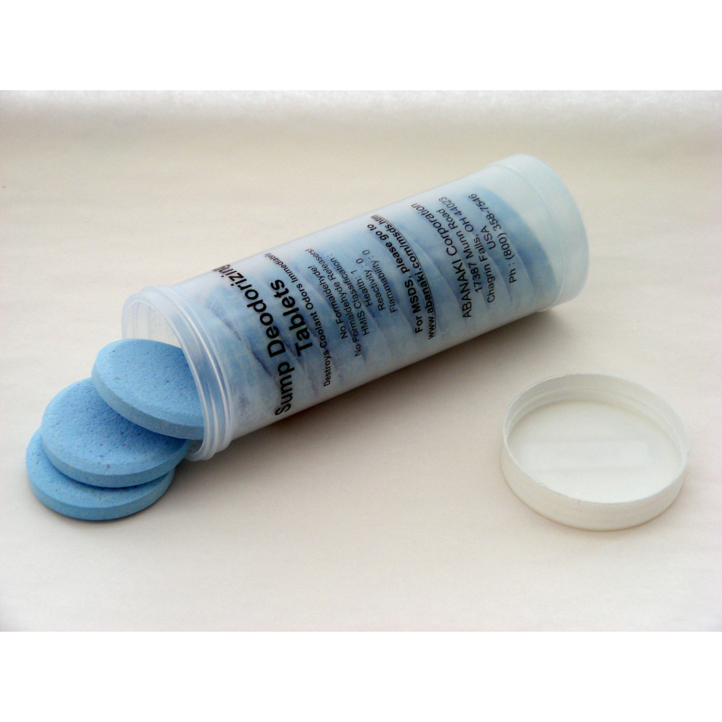 Abanaki Coolant Mints™ Sump Deodorizing Tablets | Abanaki Oil Skimmers